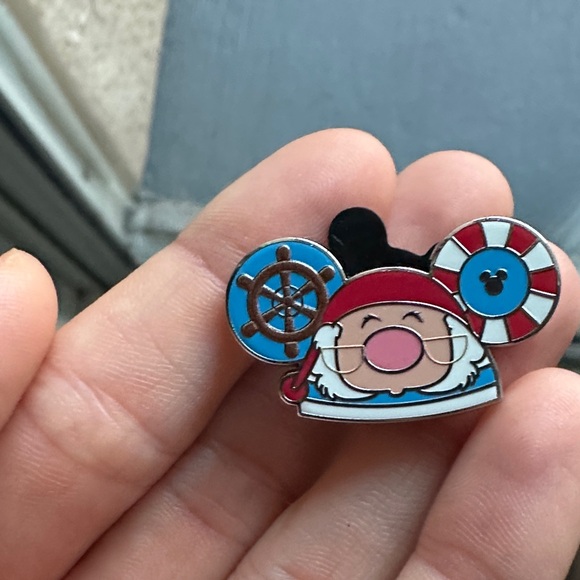 Disney | Other | Authentic Disney 225 Mr Smee Hat Ear Pin Wave B | Poshmark